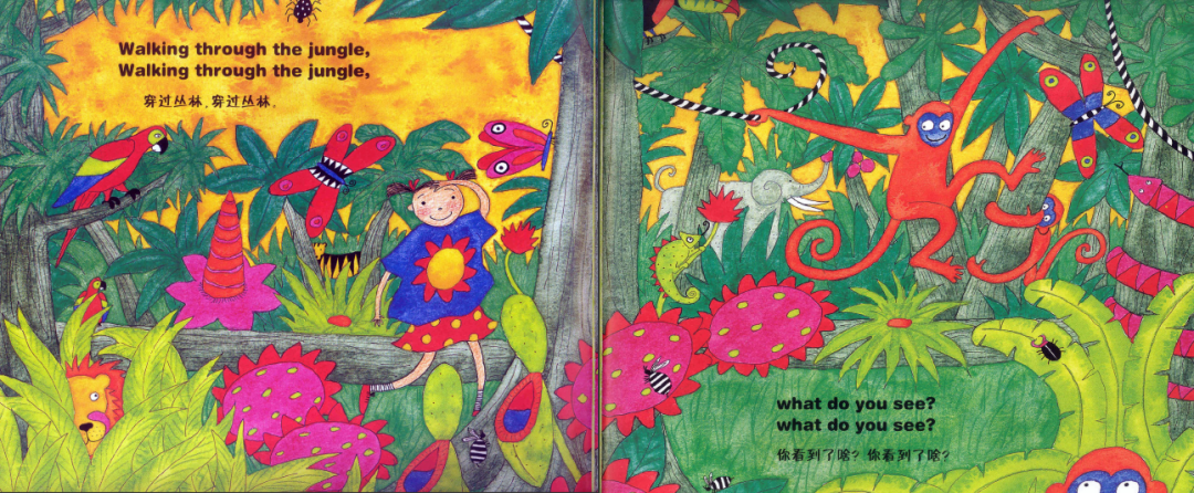 快乐学英语，英语也好玩！英语游戏启蒙-Walking through the Jungle - 小花生